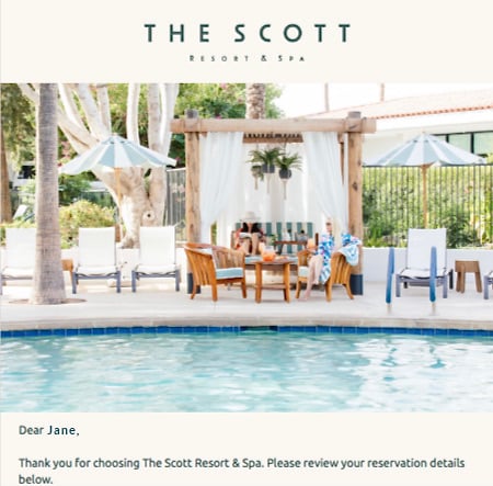How to create the best hotel booking confirmation email
