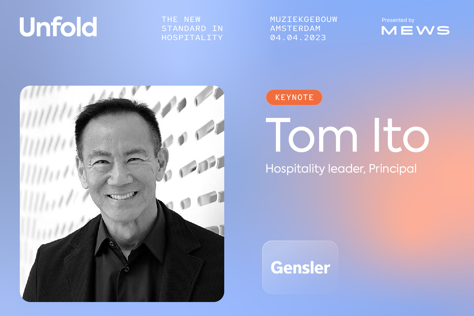 Hospitality innovator Tom Ito joins Mews Unfold as keynote speaker