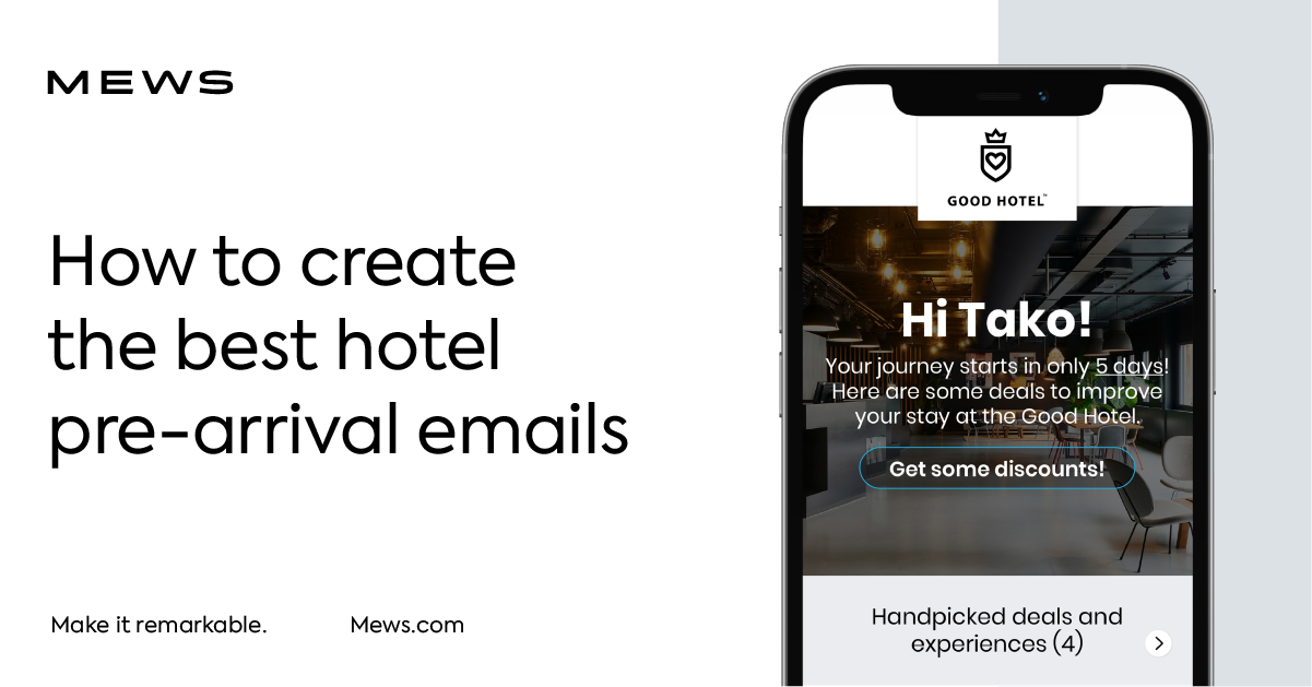 Create the best hotel pre-arrival emails for guests | Mews blog