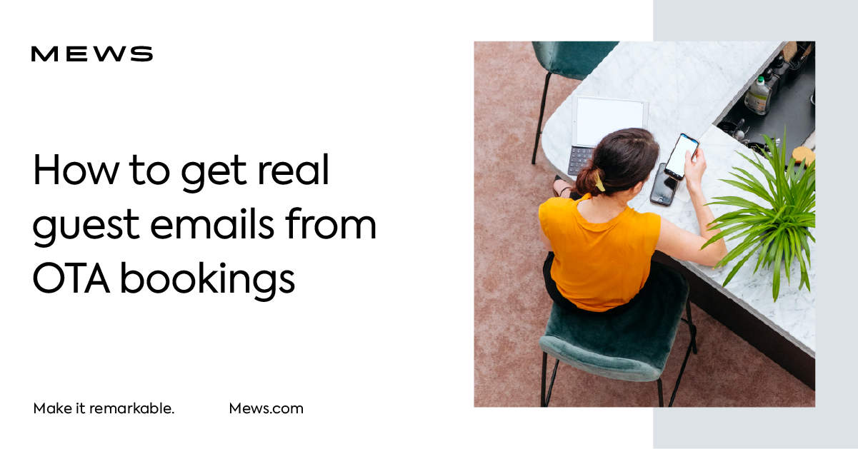 How to get real guest emails from OTA bookings with Mews