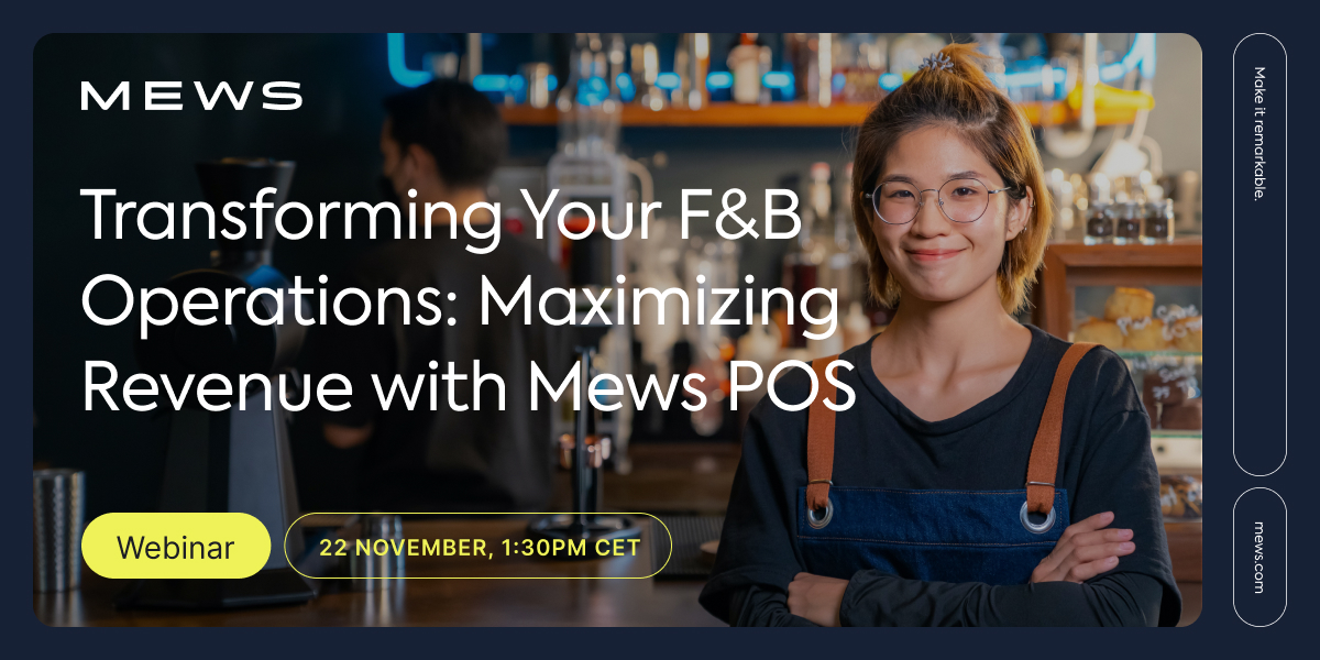 Your introduction to Mews POS | Mews Webinars