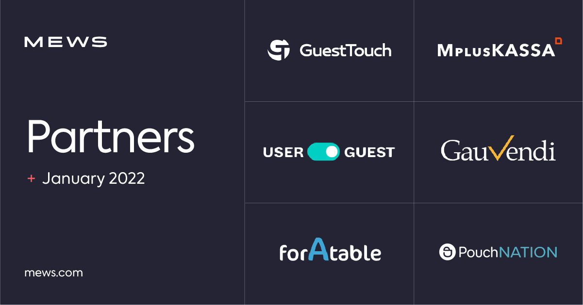 New Mews integrations for January 2022