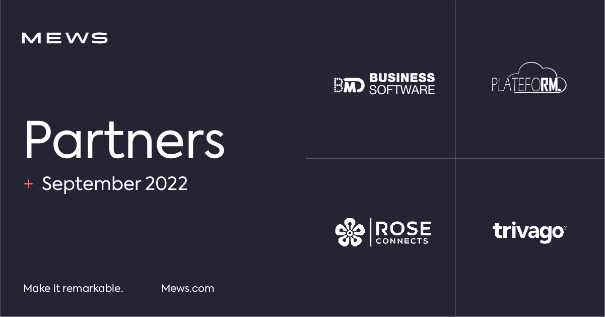 New Mews integrations for September 2022