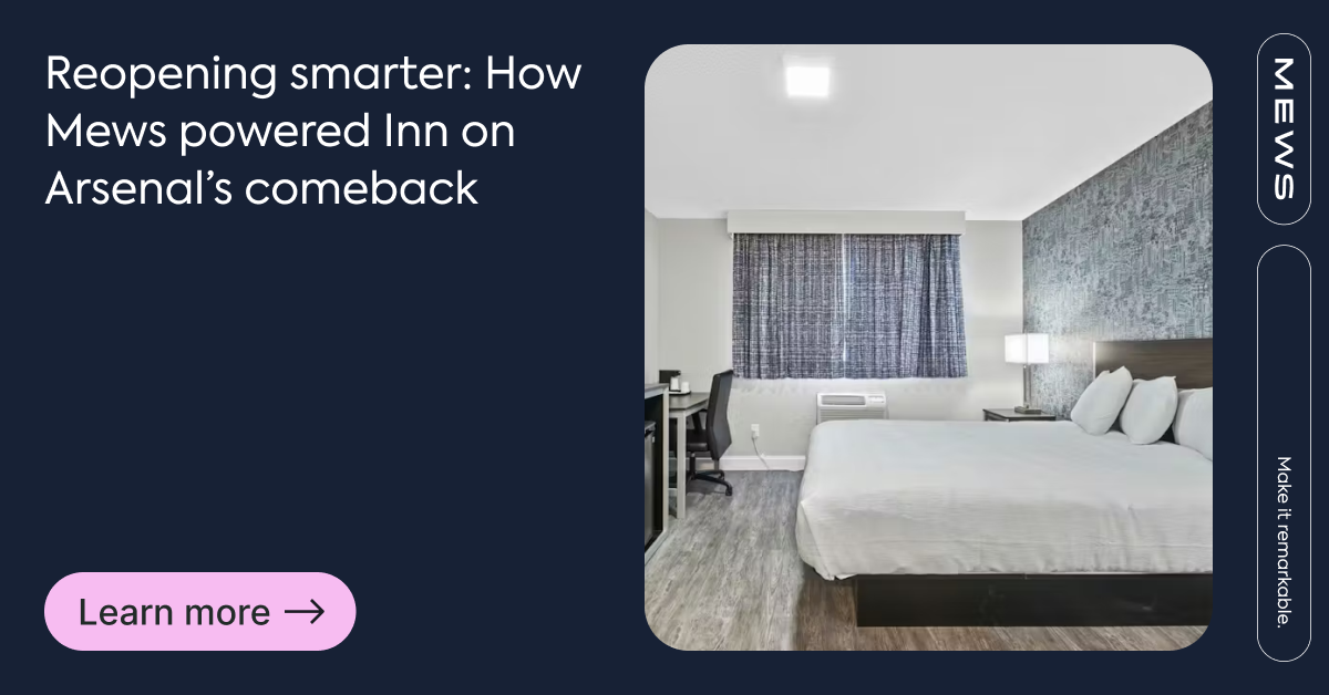 Inn on Arsenal customer story | Mews case study