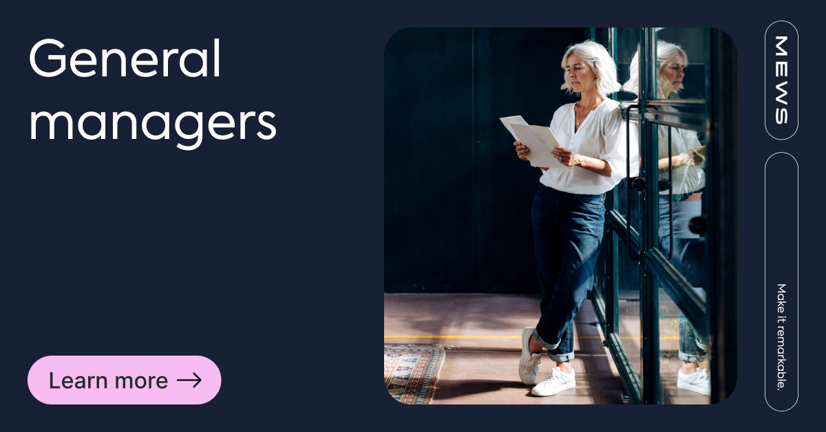 Hotel PMS for General Managers | Mews