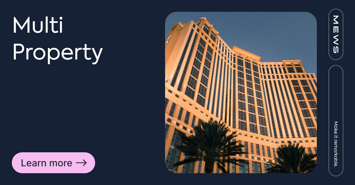 Multi-property management software for hotel groups