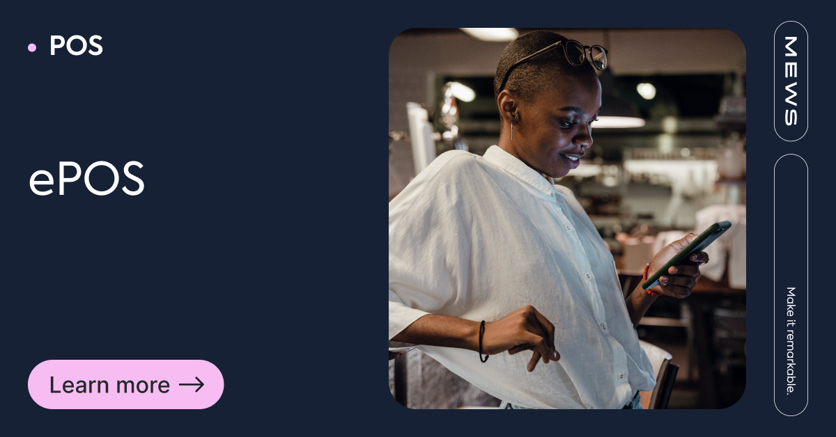 Mobile ePOS System for hotels | Mews Systems