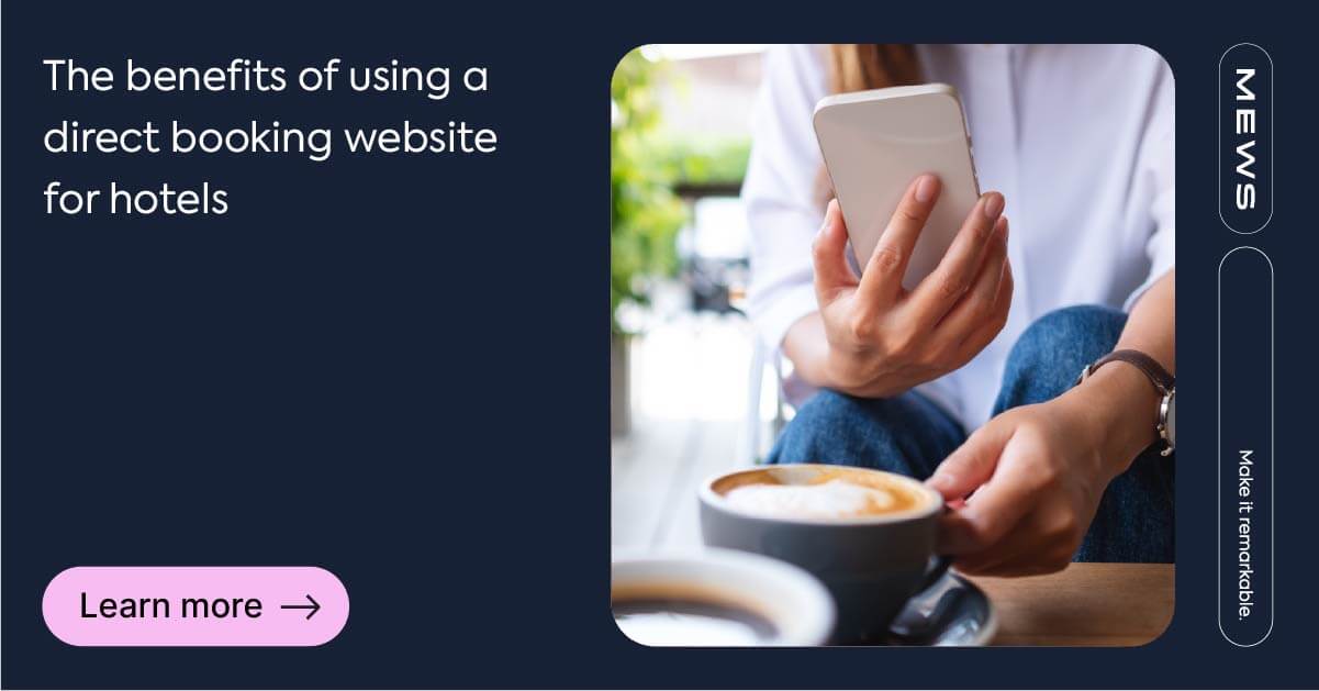 What is a direct booking website for hotels and its benefits?