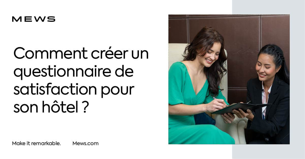 Questionnaire de satisfaction hôte l : le guide - Mews